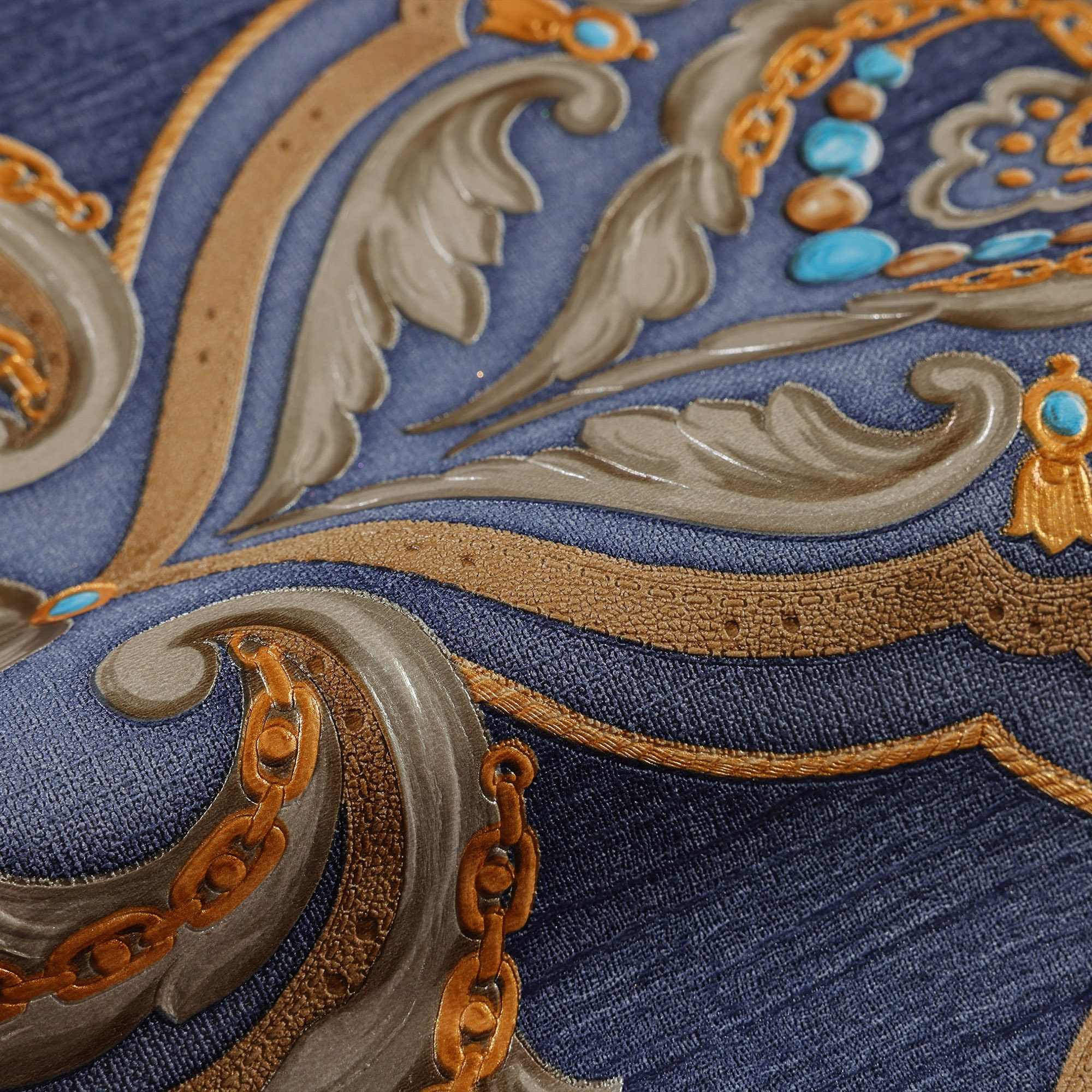 Luxury Deep Embossed Textured Wallpaper, Extra Wide 114 Sqft, Home Wall ...