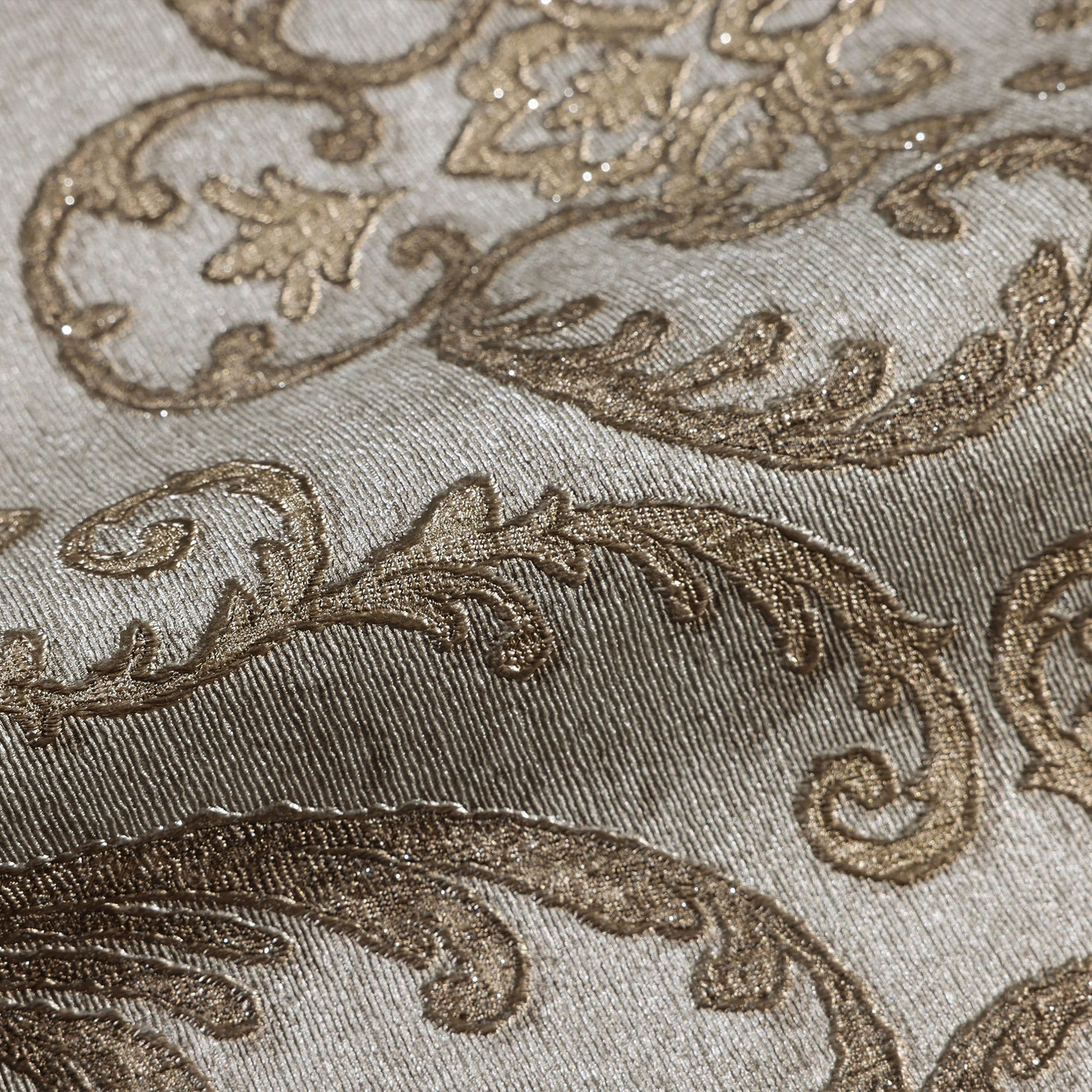 Elegant Damask Deep Embossed Wallpaper, Extra Wide 114 Sq Ft Roll ...