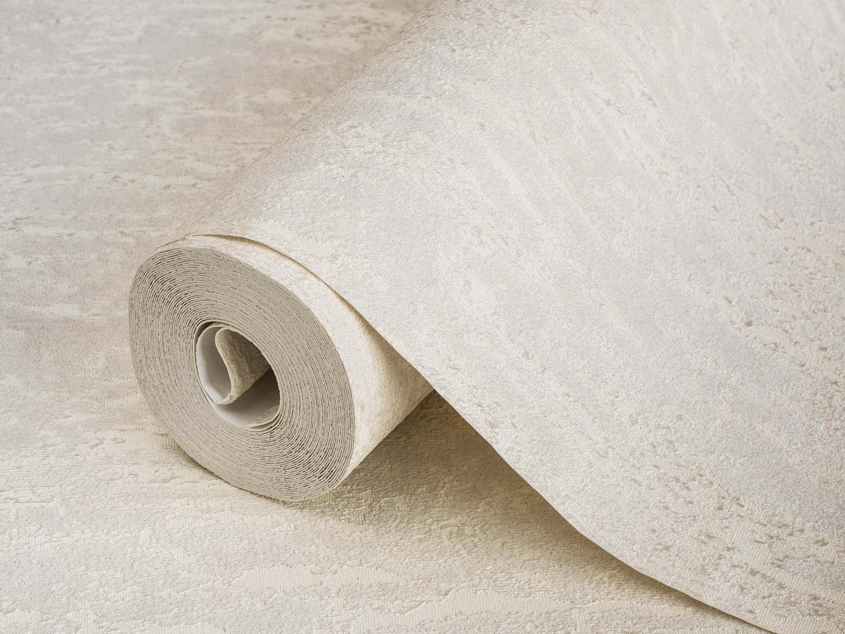 41 X 393 Beige Embossed Plain Wallpaper Textured - Etsy