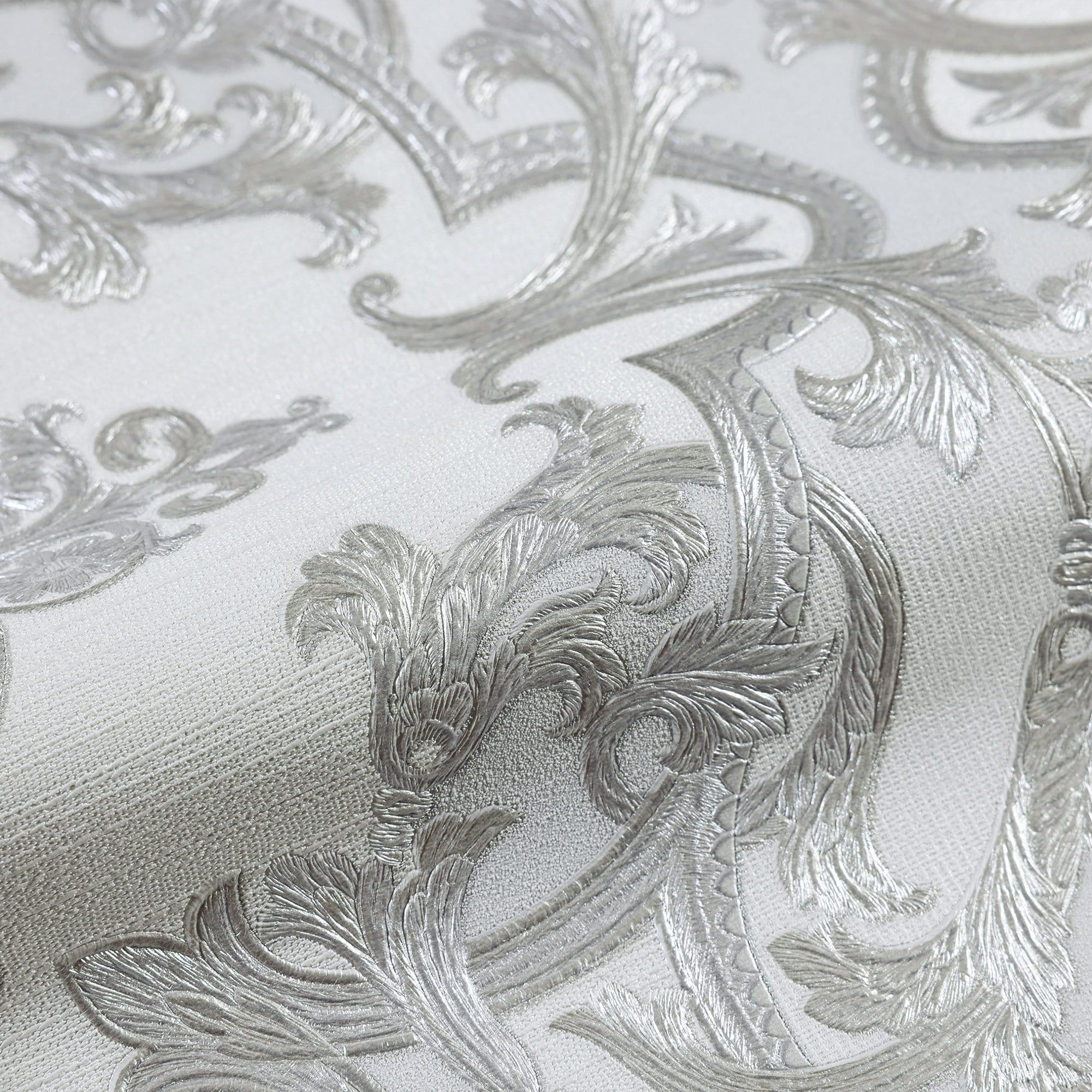 White And Silver Wallpaper