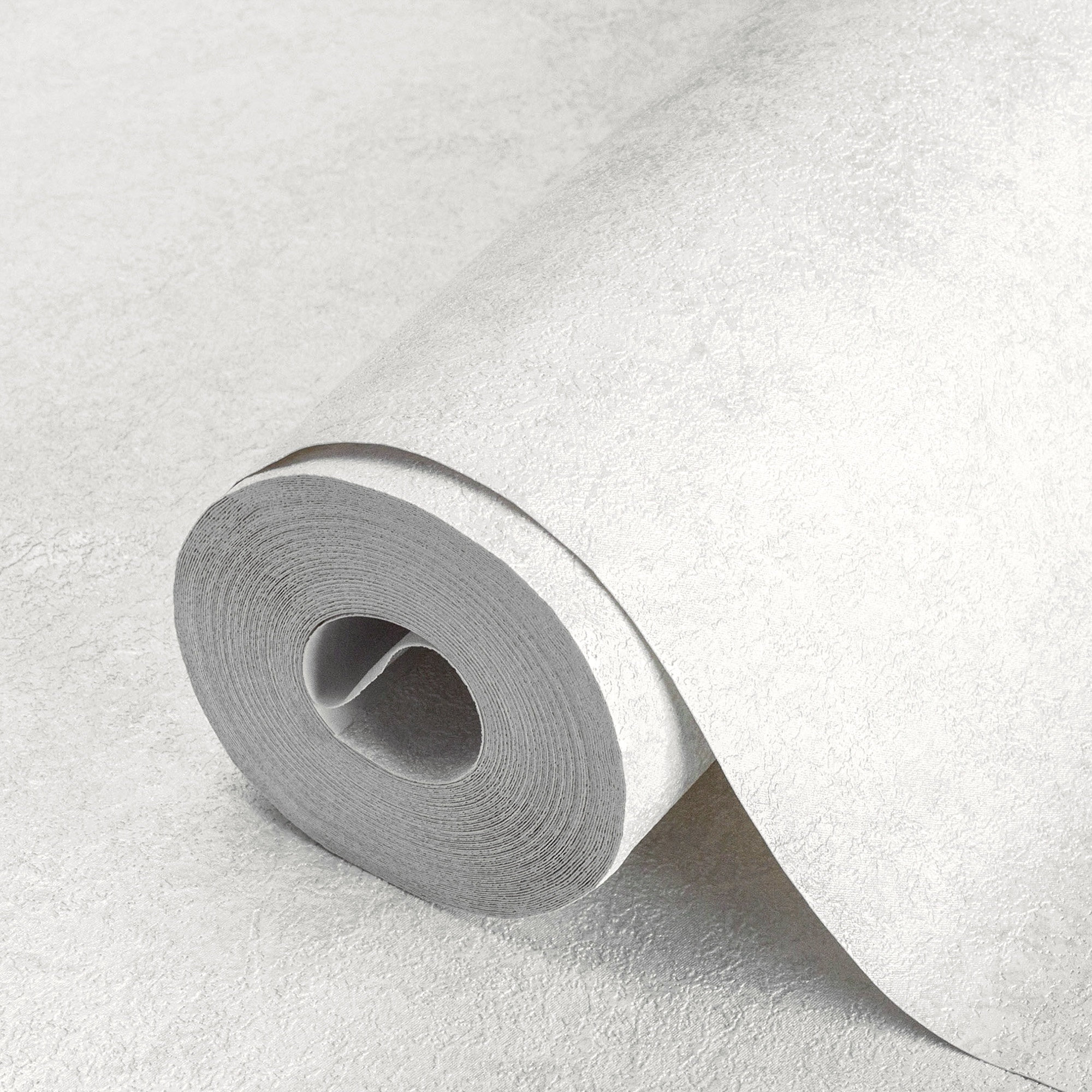 Modern Distressed Embossed Wallpaper, Rich Textured White Light ...