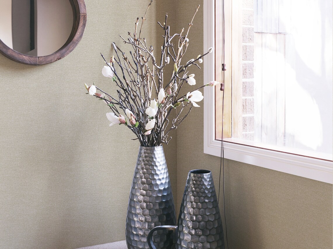 Textured Embossed Wallpaper Fabric Feel Color 3D Non-woven - Etsy