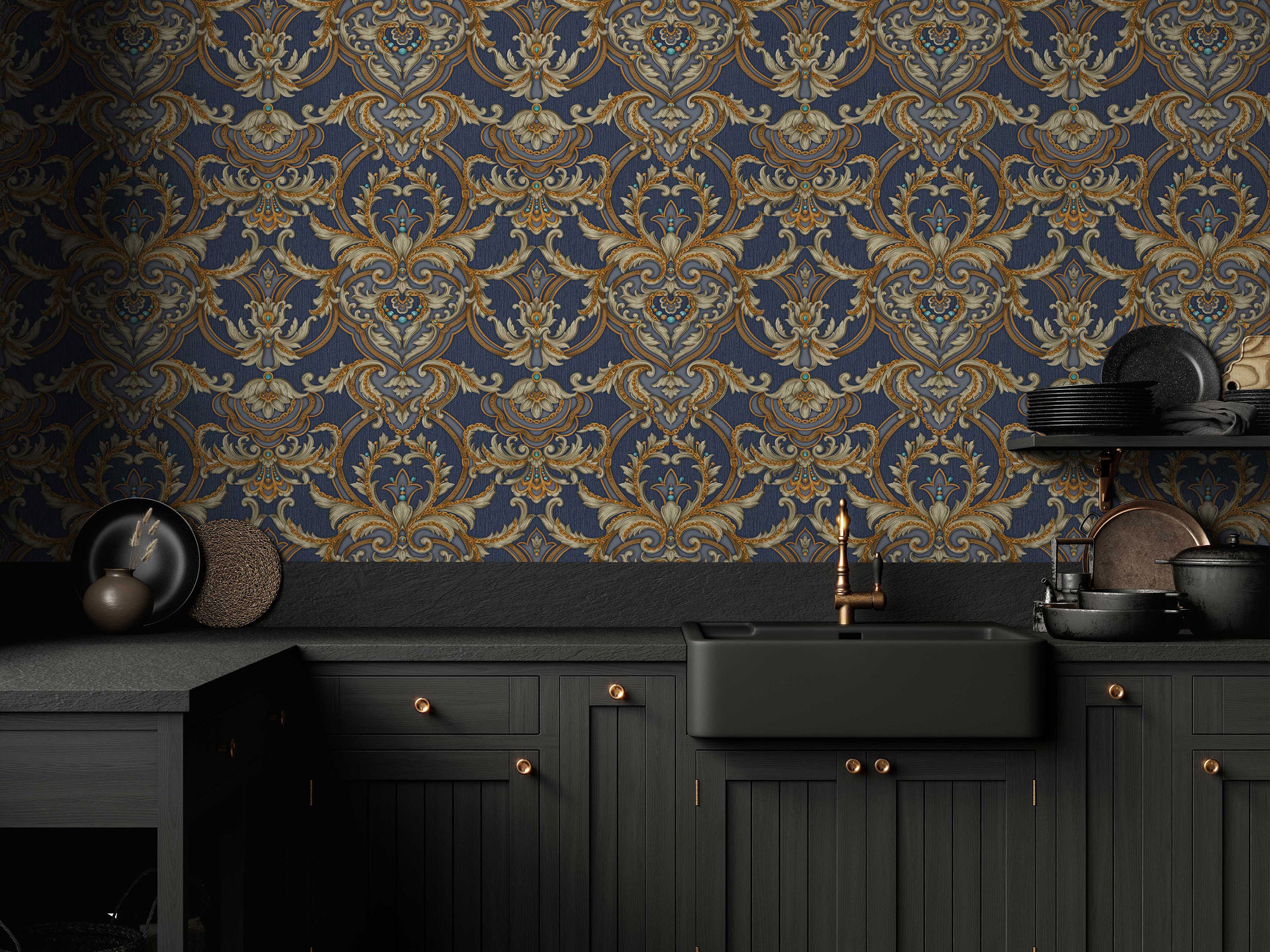 Luxury Deep Embossed Textured Wallpaper Extra Wide 114 Sqft - Etsy