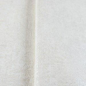 Modern Plain White Embossed Wallpaper Textured Shimmering - Etsy