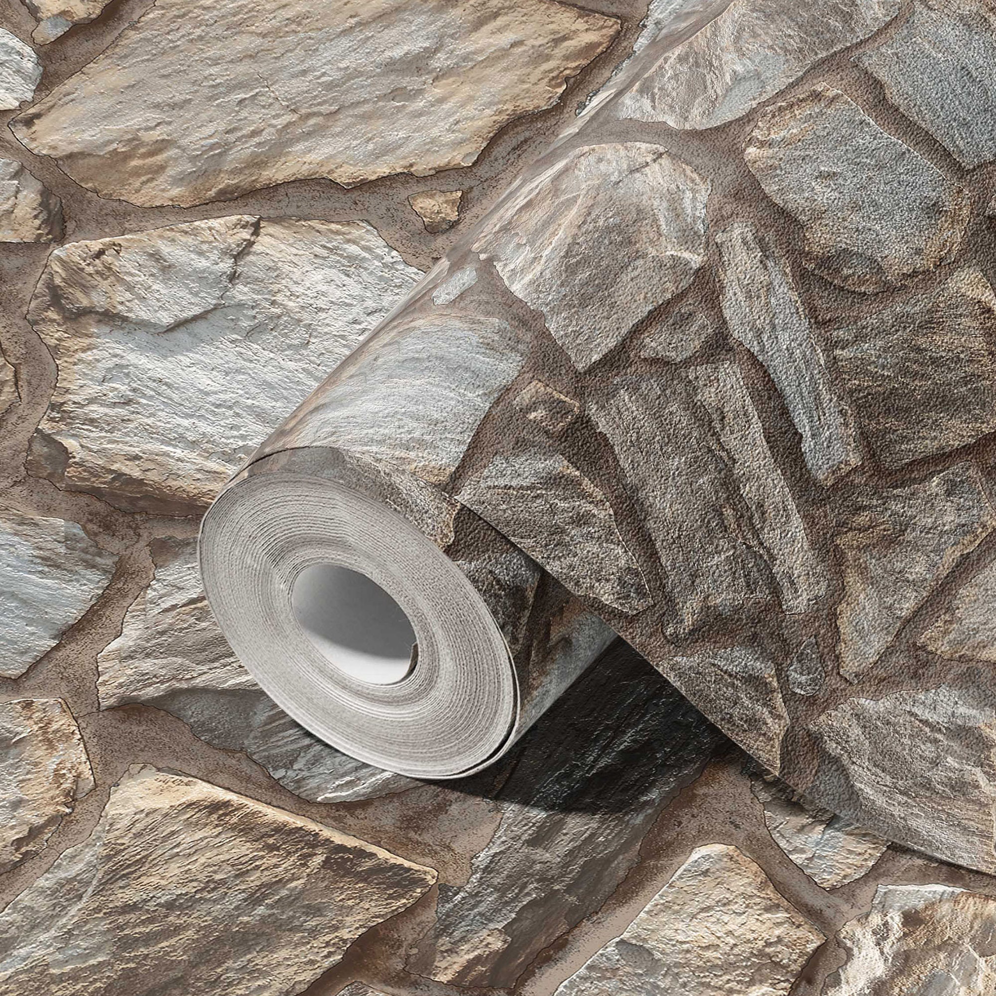 Modern Embossed Granite Stone Wallpaper, Home Wall Decor, Aesthetic Wallpaper, Textured ...