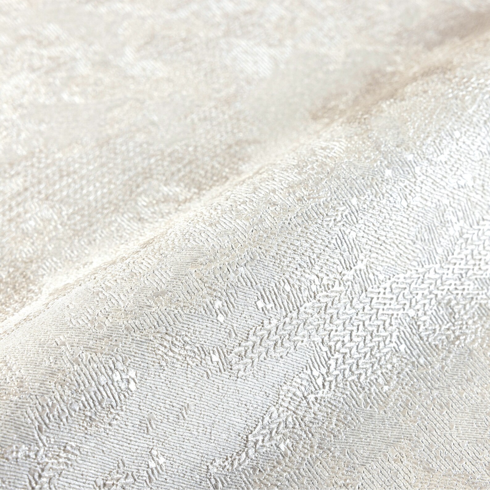 White Distressed Embossed Wallpaper, 3D Textured Distressed Shiny ...