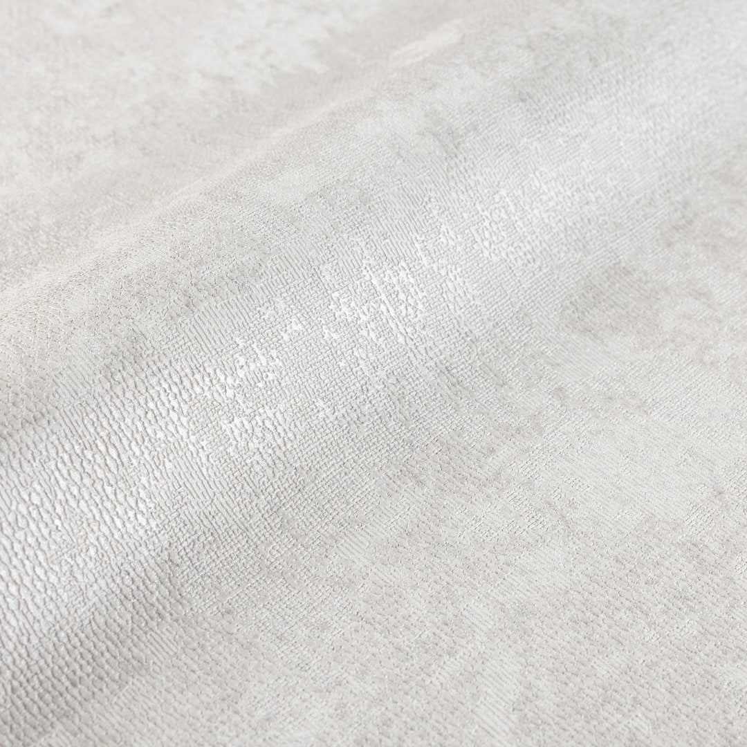 White Textured Embossed Wallpaper, Sturdy Wallcovering, Large 178 Sq Ft ...