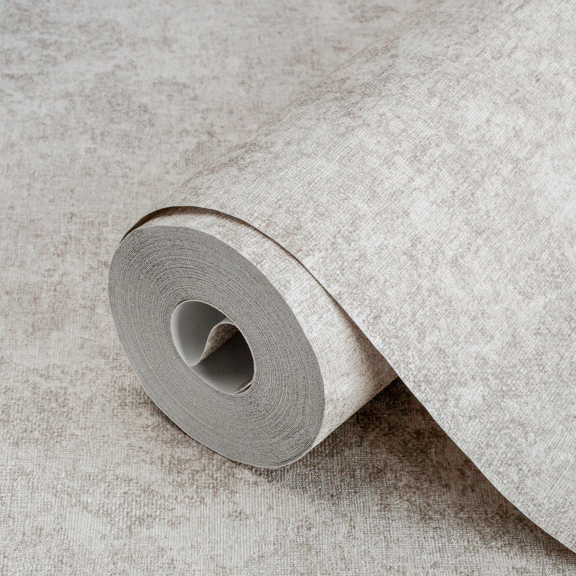 Silver Textured Embossed Wallpaper, Sturdy Wallcovering, Large 178 Sq ...