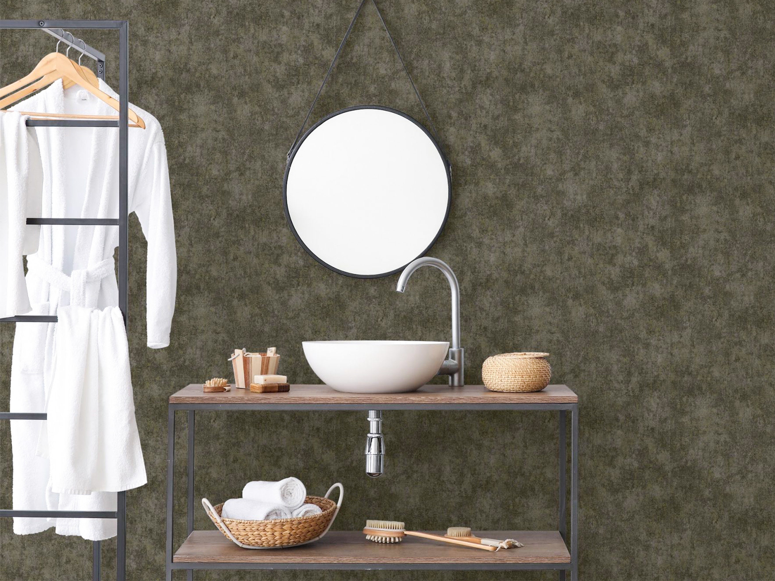 Modern Plain Embossed Wallpaper Textured Shimmering - Etsy