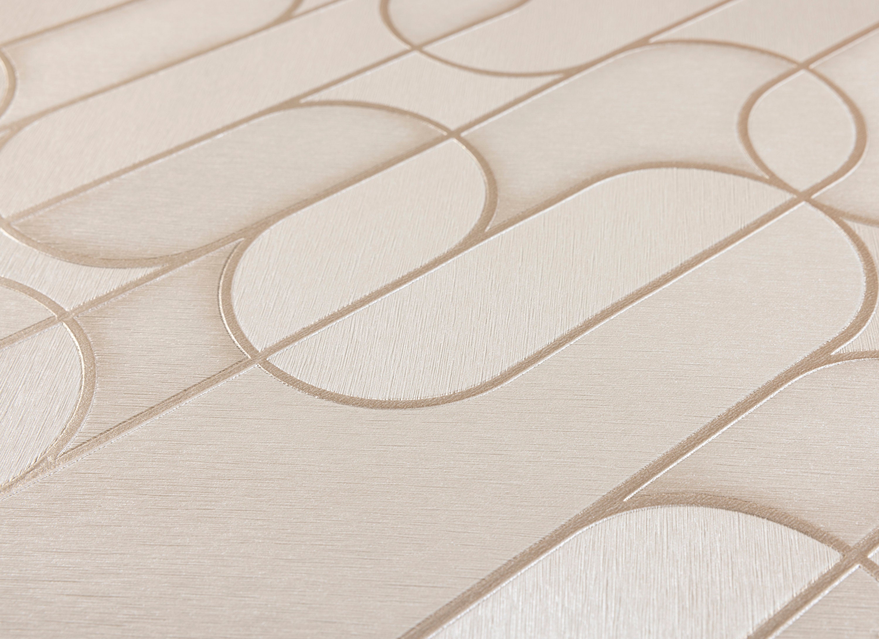 Geometric Ivory Shiny Gold Wallpaper 3D Textured - Etsy