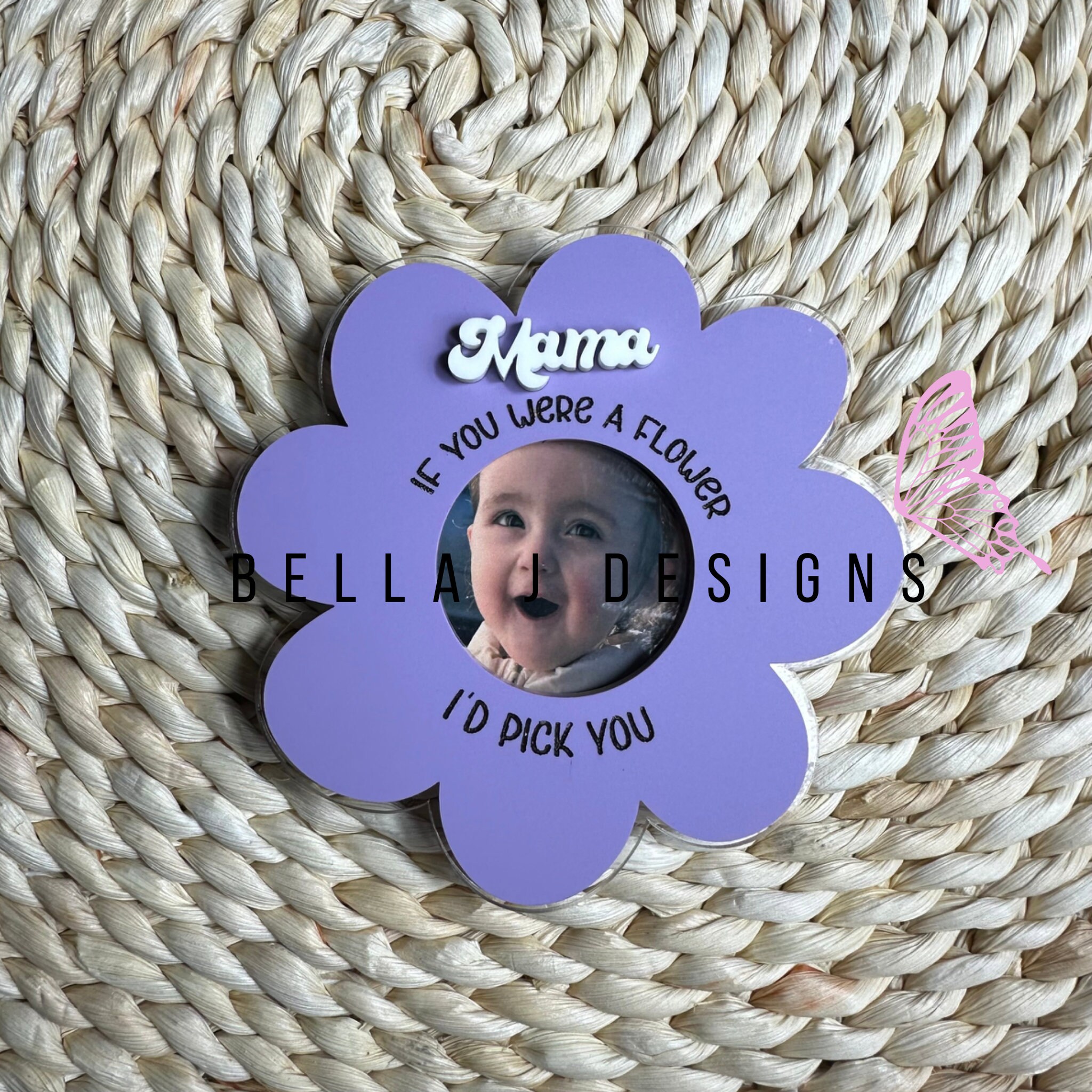 Mothers Day Picture Frame Magnet Svg Mothers Day Laser Cut File Digital ...