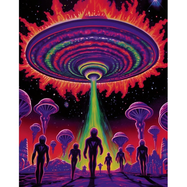 Blacklight Poster - Etsy