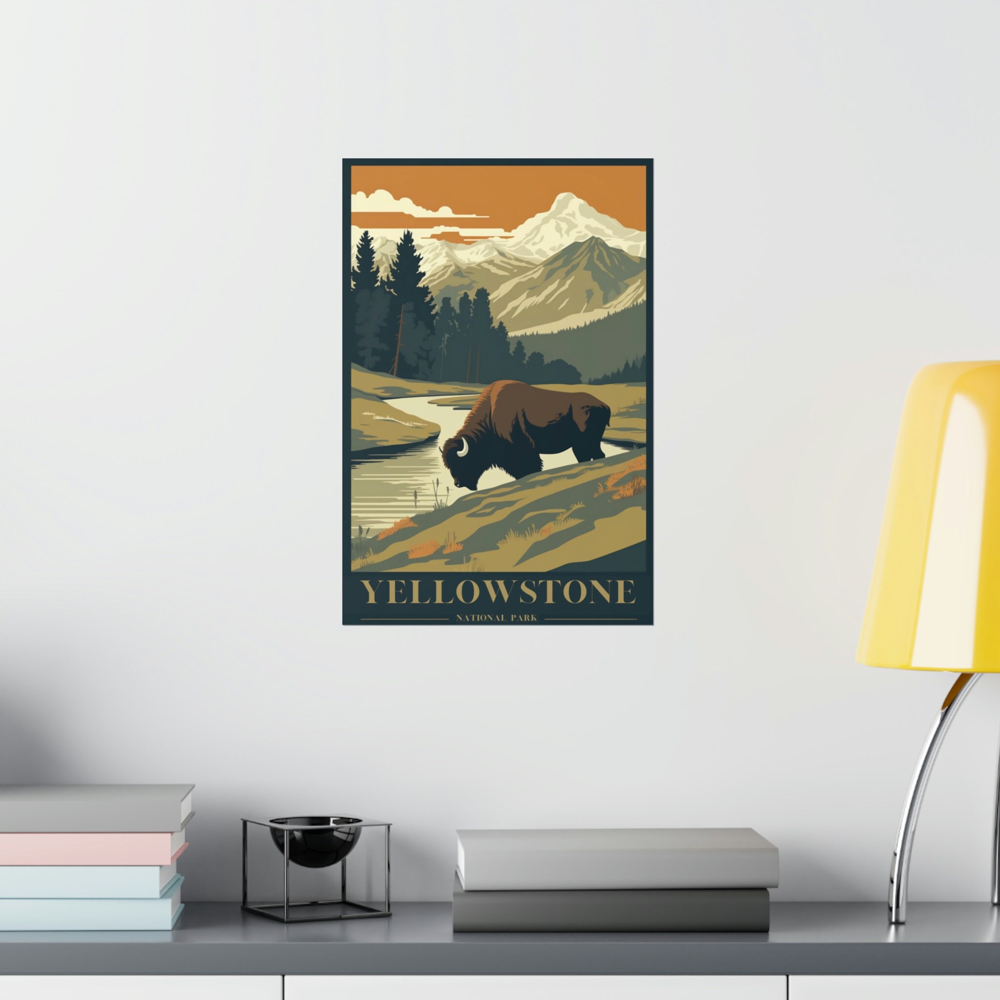 Yellowstone National Park Premium Poster - Etsy