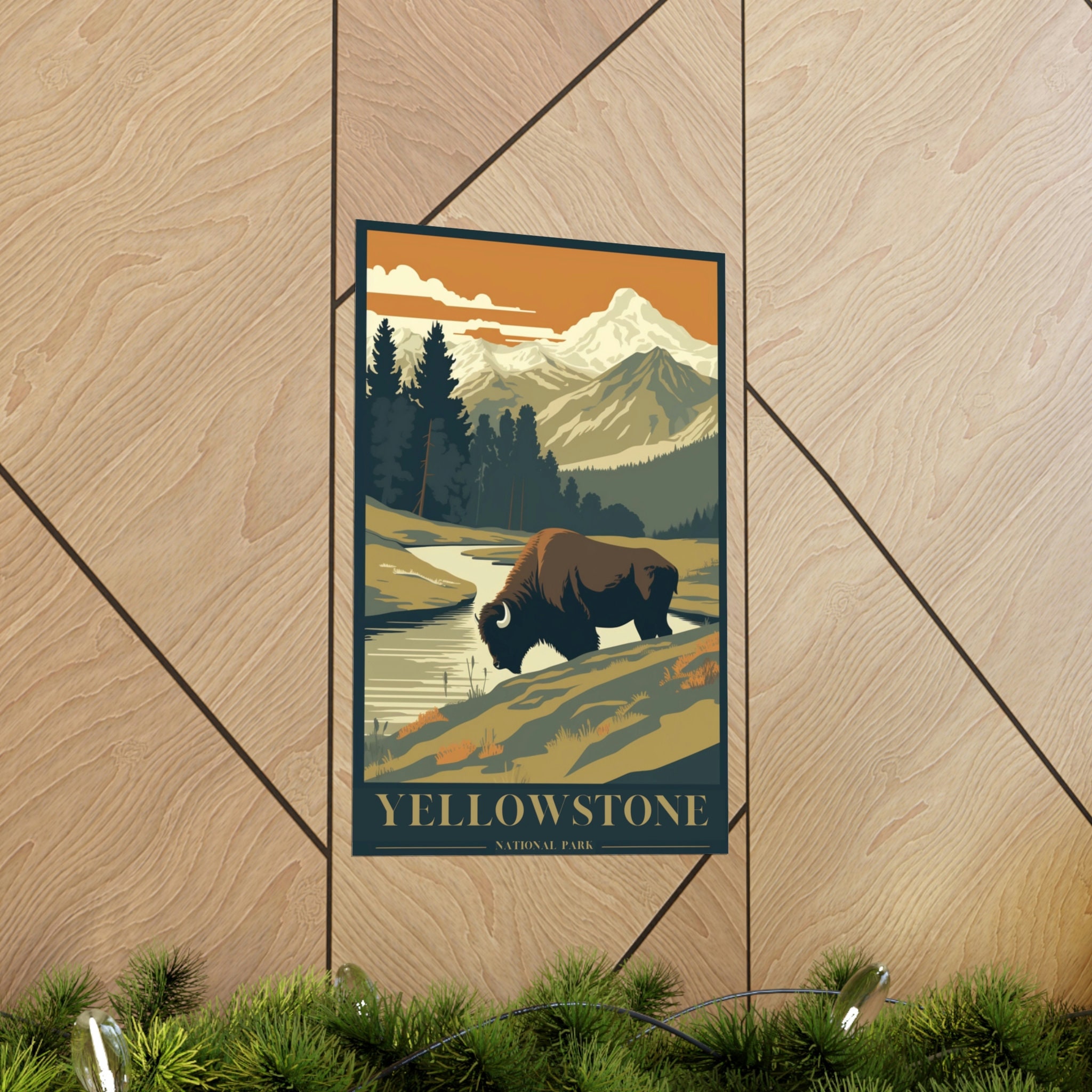 Yellowstone National Park Premium Poster - Etsy