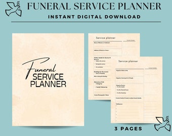 Simple Funeral Checklist for Organizing Family Funerals, Bereavement ...