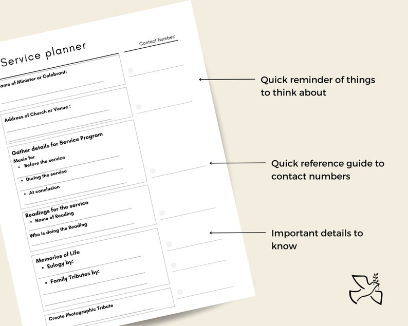 Minimalist Funeral Service Planner, Organizing Family Funerals ...