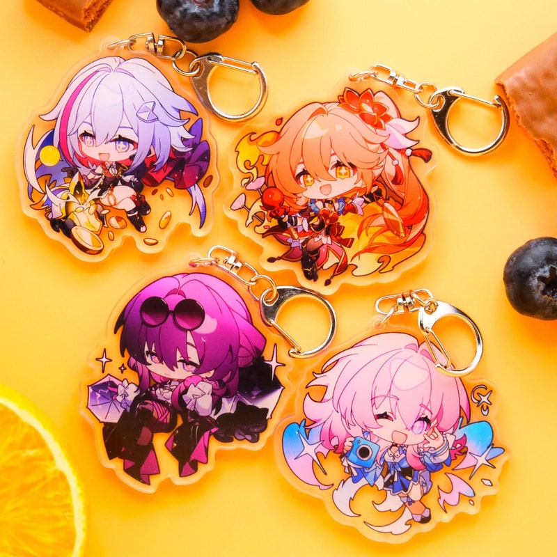 Acrylic key chain honkai: star rail - Etsy Canada