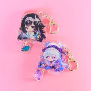 Genshin Impact - Natlan Chibi Animal Ears Style Keychains With Small ...