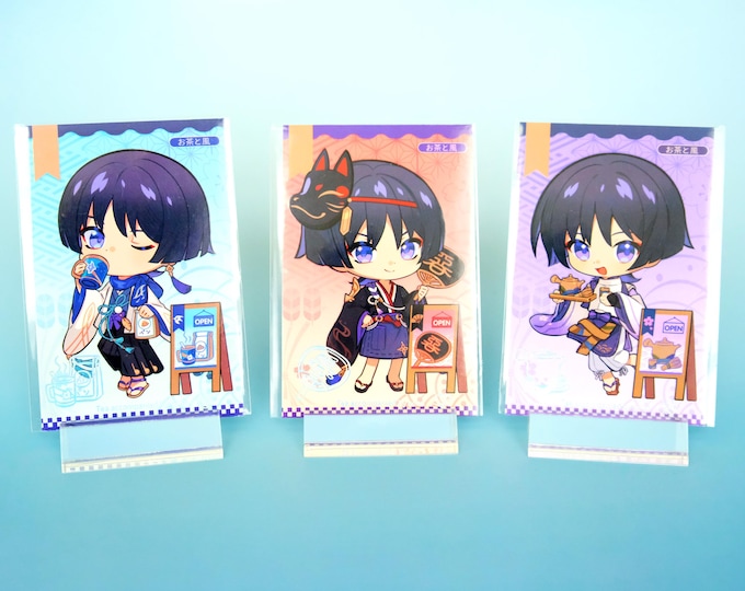 Genshin Impact - Wanderer / Scaramouche Chibi Daily - Photocard - Set ...