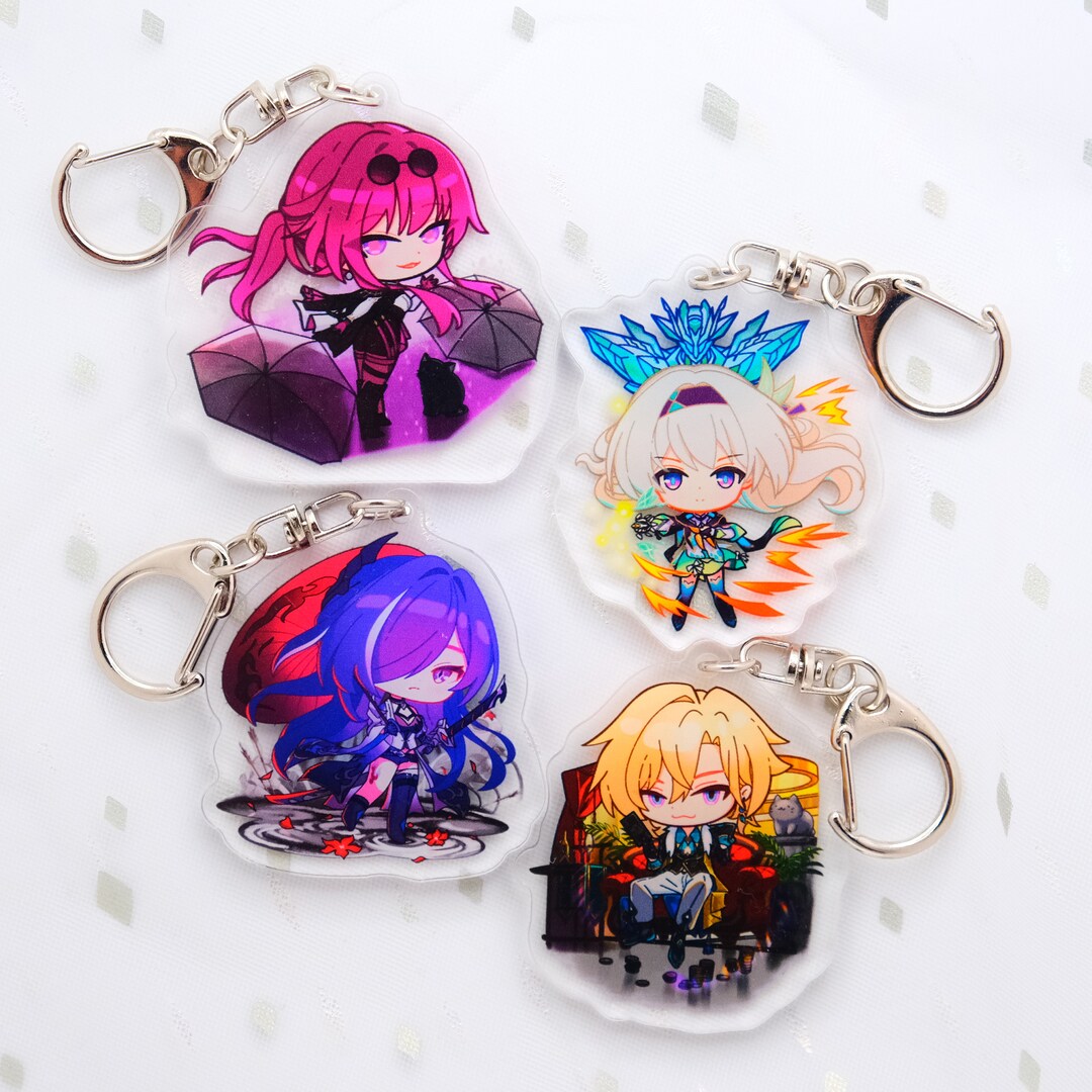 Small Size - Honkai: Star Rail Character Splash Art Keychains / Series ...