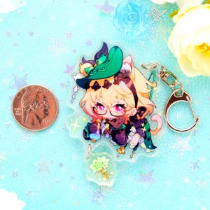 Genshin Impact - Natlan Chibi Animal Ears Style Keychains With Small ...
