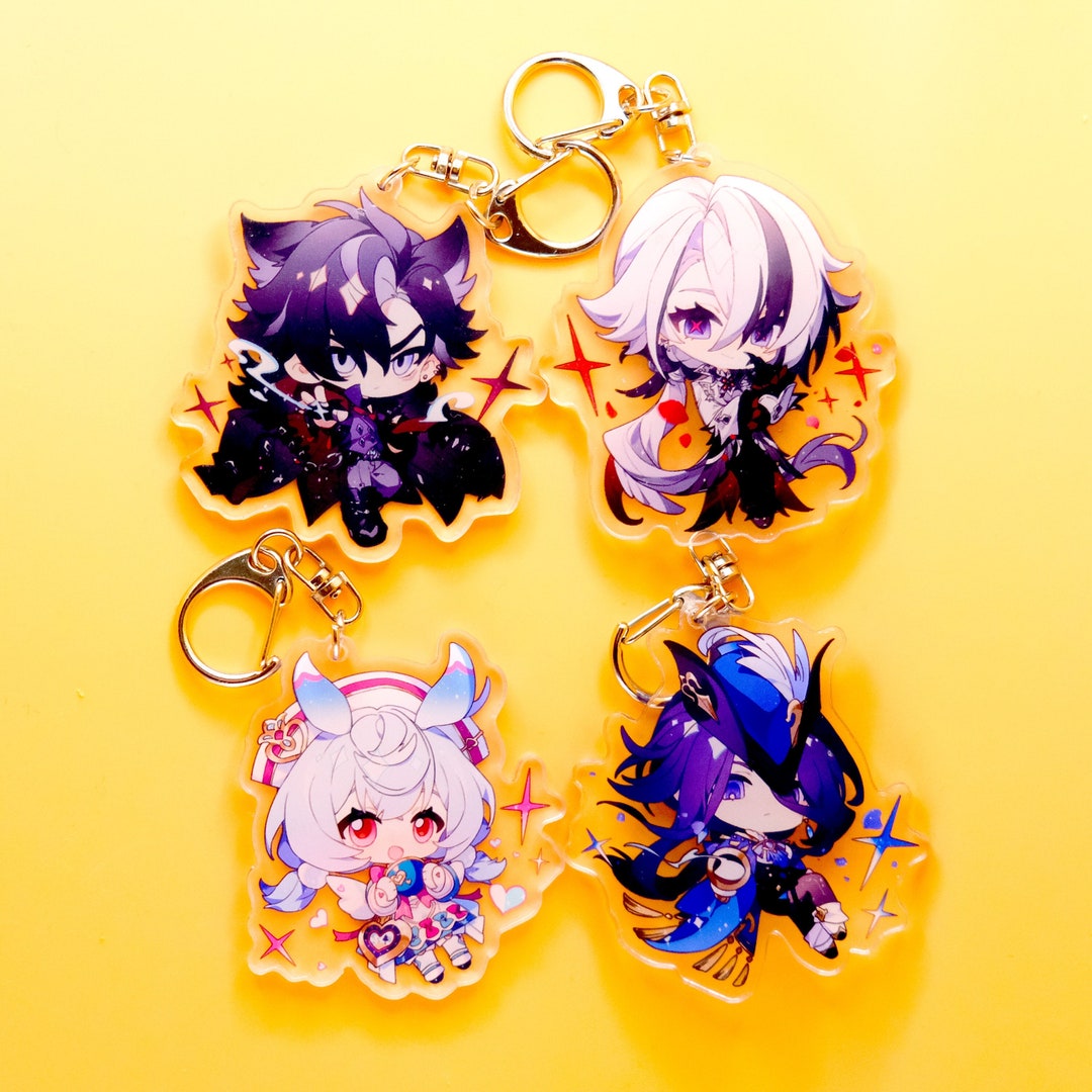 Arlecchino/wanderer/scaramouche Updated Genshin Impact Acrylic ...