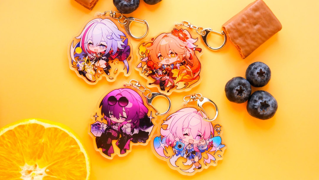 Honkai: Star Rail Character Keychains - Perfect Gift for HSR Fans ...