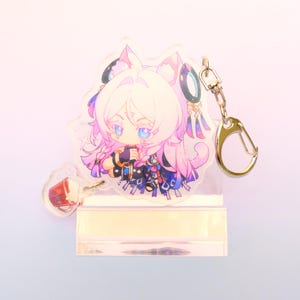 Genshin Impact - Natlan Chibi Animal Ears Style Keychains With Small ...