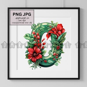 26 PNG Green Christmas Alphabet Clipart Christmas Letters Clip Art ...