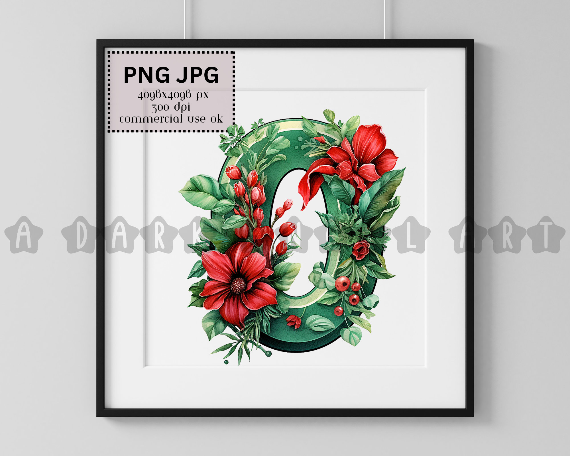 26 PNG Green Christmas Alphabet Clipart Christmas Letters Clip - Etsy