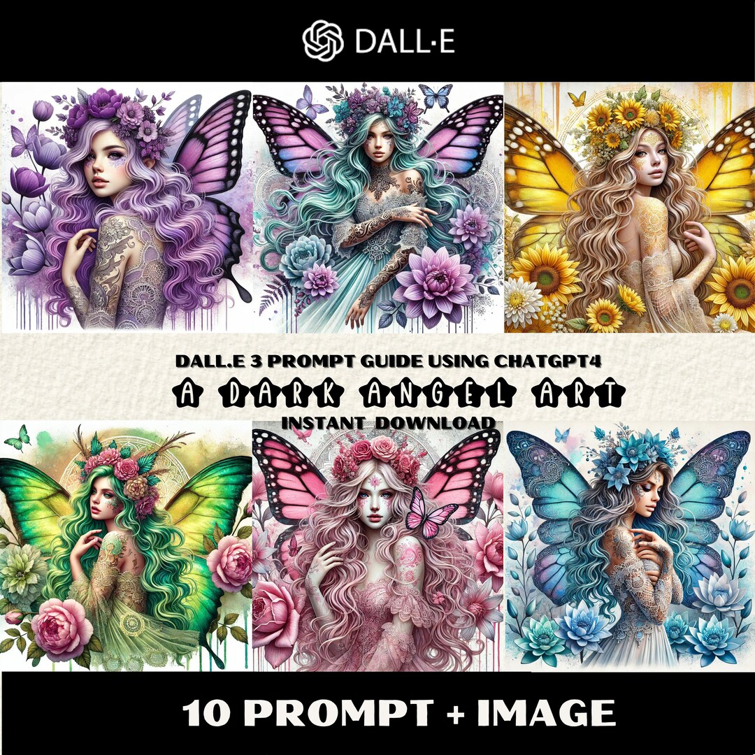 DALLE-3 Mythical Fairy PROMPT PDF, Creative, Dalle 3 Optimized, Chatgpt ...