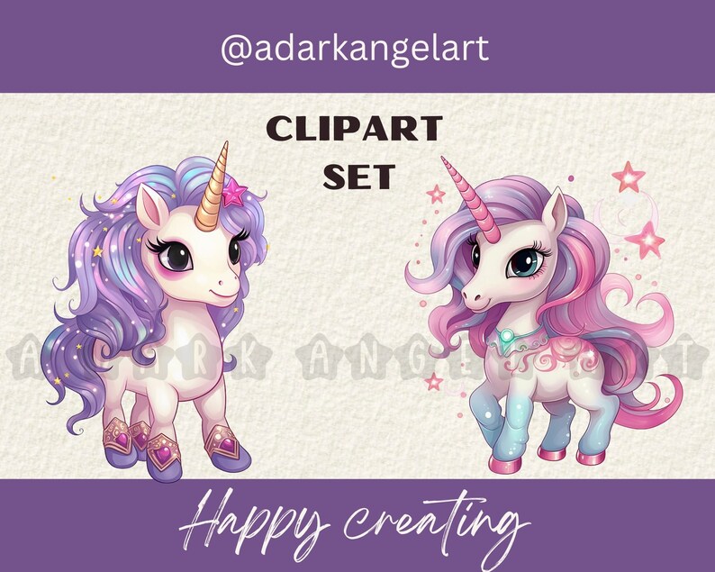 20 PNG Fairytale Magical Mystical Unicorns Clipart, Transparent ...