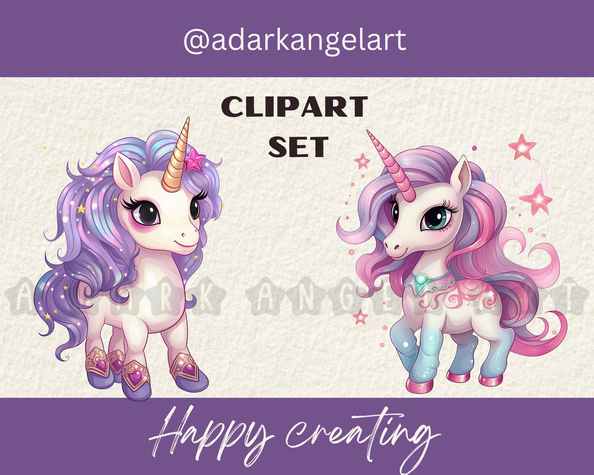 20 PNG Fairytale Magical Mystical Unicorns Clipart, Transparent ...