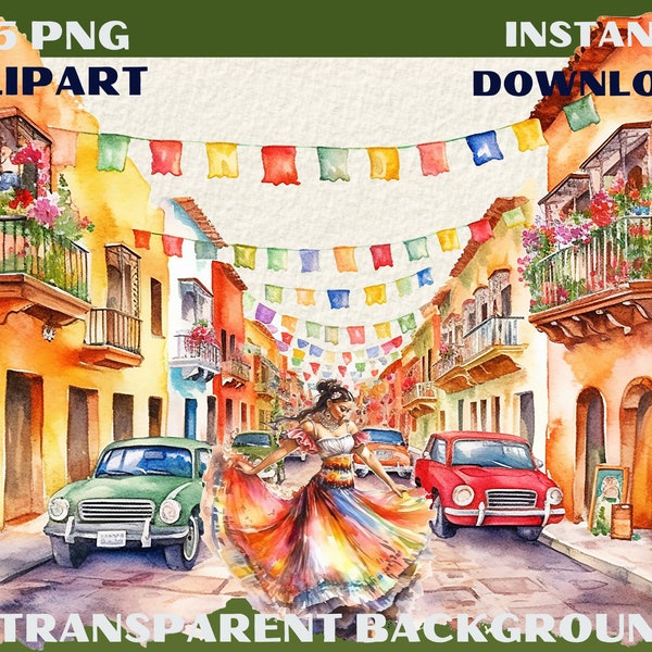 Fiesta Clip Art - Etsy