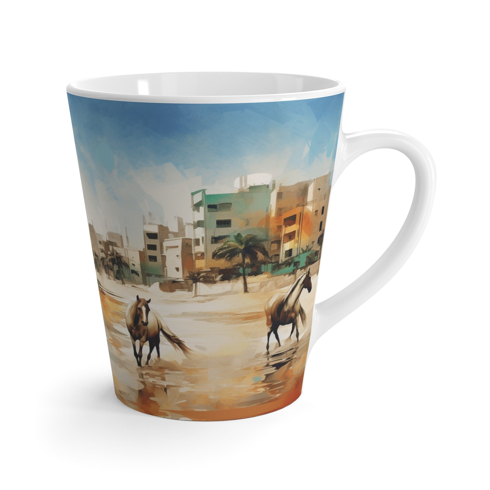 Gaza City Palestine Latte Mug, Gaza Mug, Palestine Mug, Gaza City ...