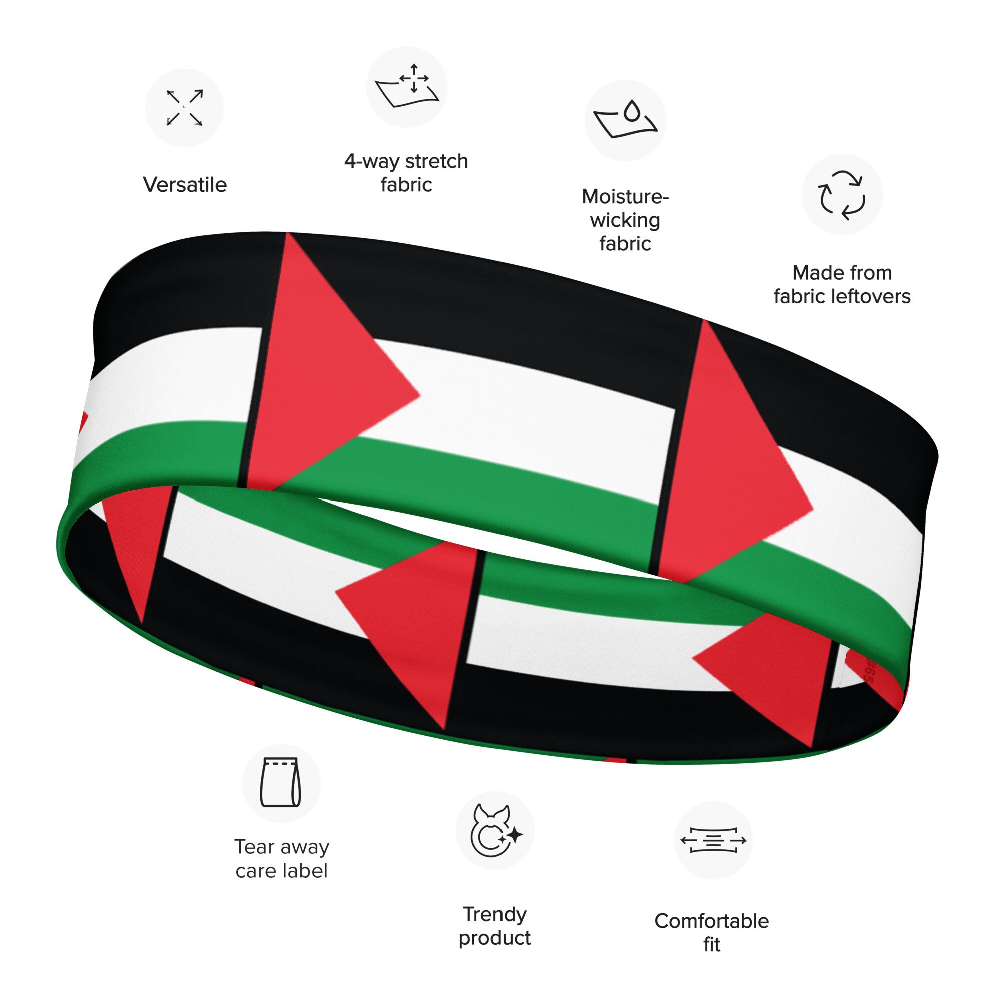 Palestine Flag Headband Palestine Headband Palestine Flag - Etsy Australia