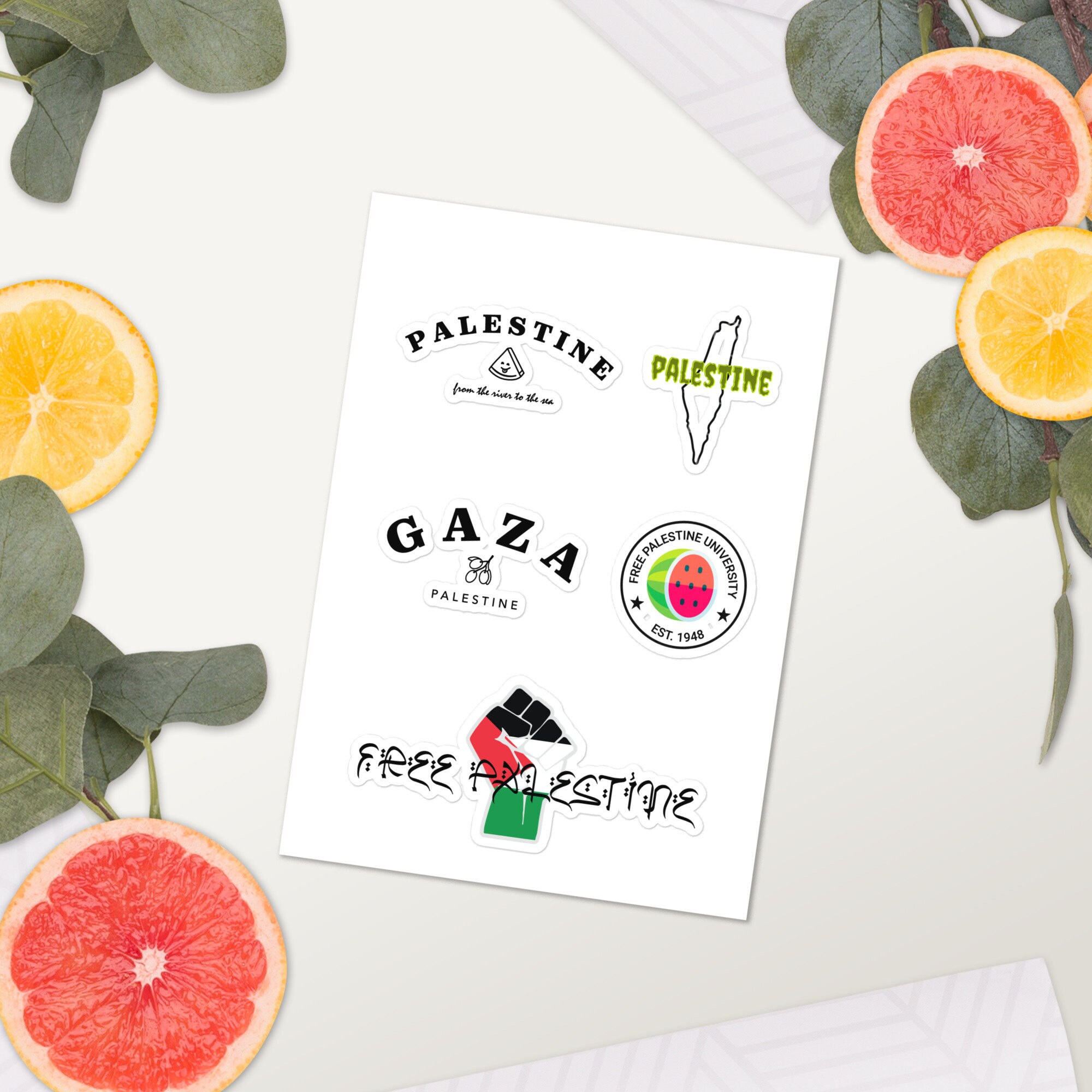 Free Palestine Sticker Sheet Palestine Stickers Free - Etsy