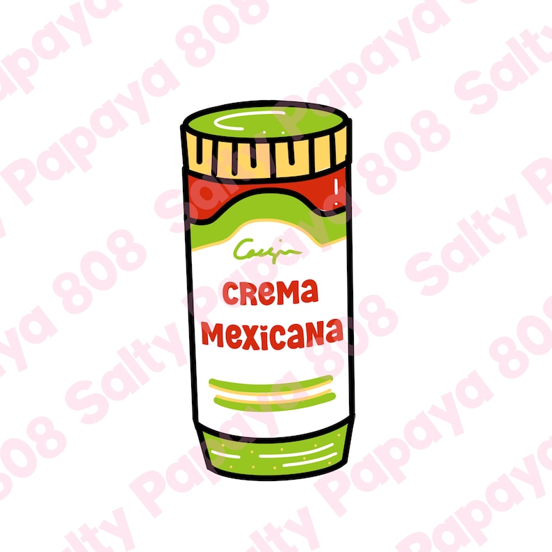 Mexican Food Clip Art, Pngs, Digital Clipart, Queso, Esquite, Salsa ...