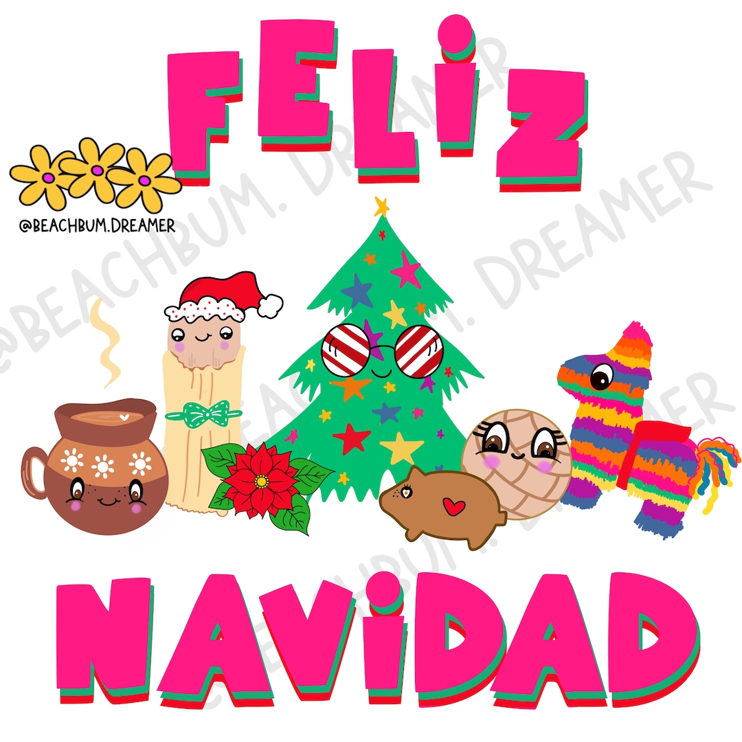 Png, Tamale, Concha, Pan Dulce, Feliz Navidad, Merry Christmas, Tshirt ...