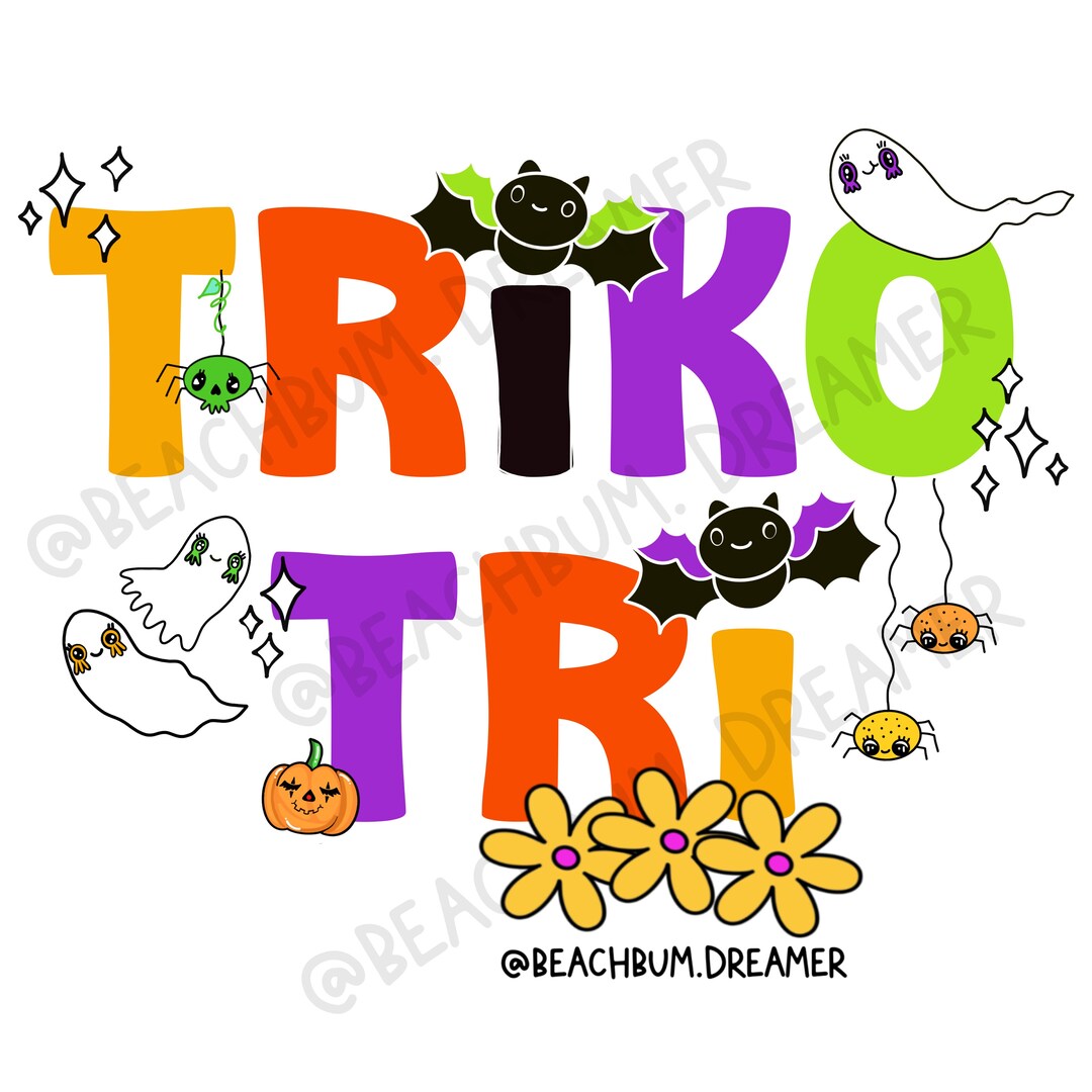 PNG File, Triko Tri, Tricotri, Ghost, Spooky, Mexican, Halloween, PNG ...