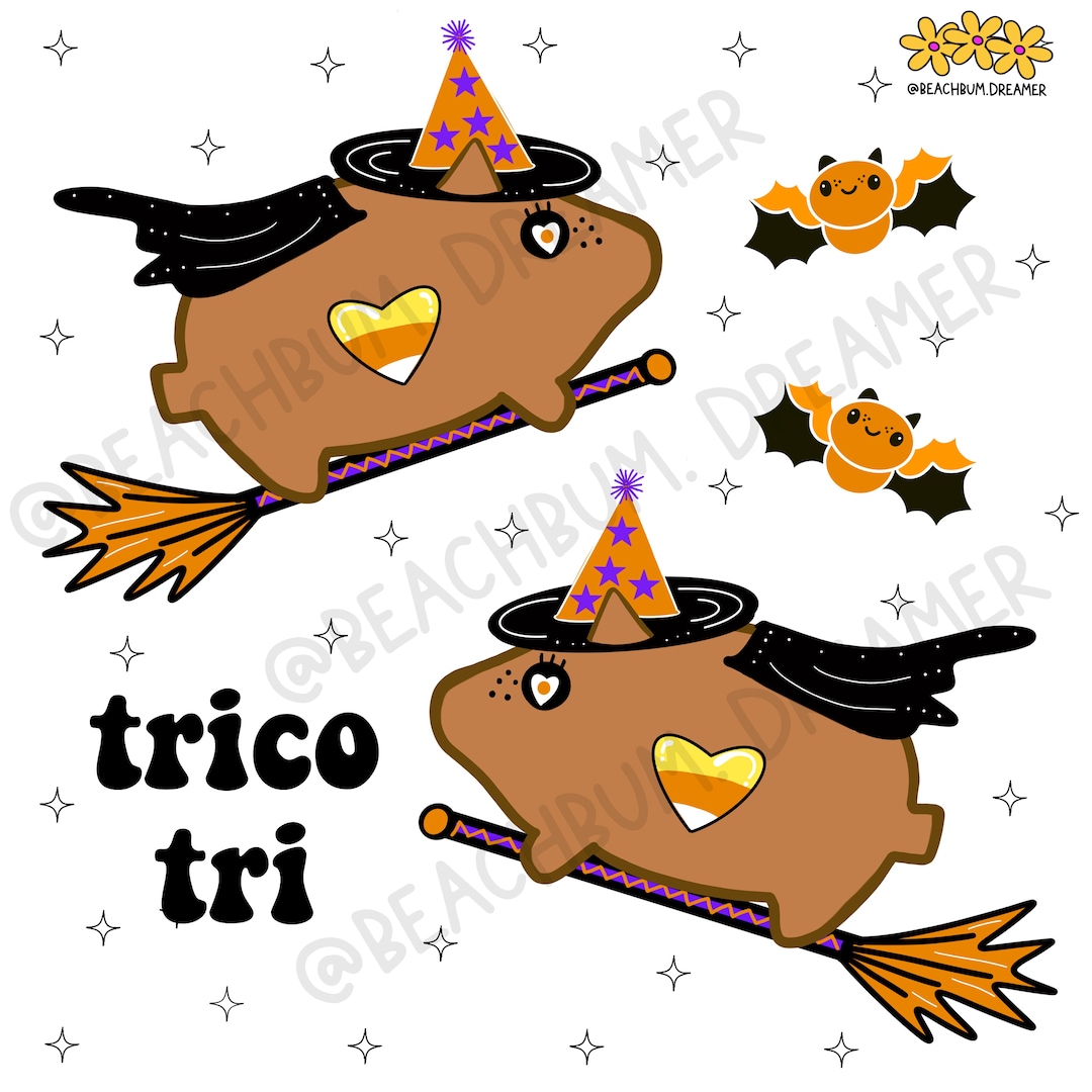 Mexican Bread, Marranito, Bruja, Halloween, PNG, Sublimation File ...
