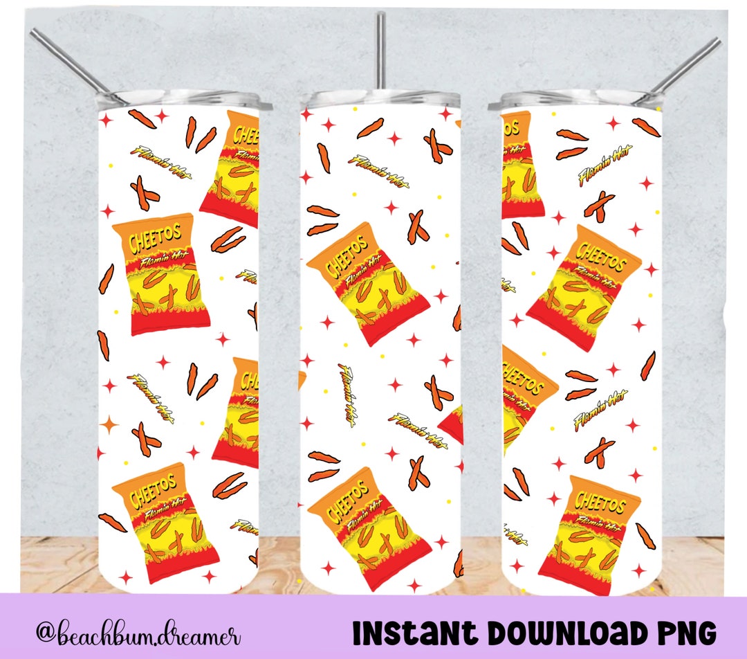 Mexican Snacks, Hot, Chips, Papitas, Cheetos, Png, Tumbler Wrap 20oz ...
