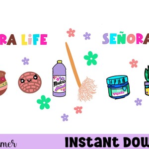 16 Oz Senora Life Señora Libbey Cup PNG, Sublimation File, Downloadable ...