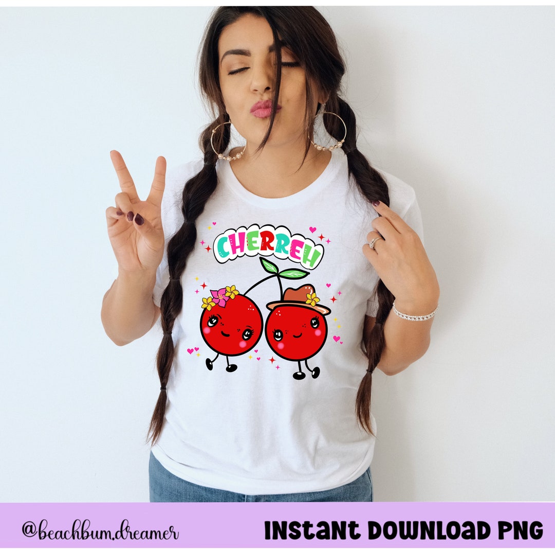 Cherreh, Cherry, Png Digital Download, Kawaii, Sublimation File - Etsy