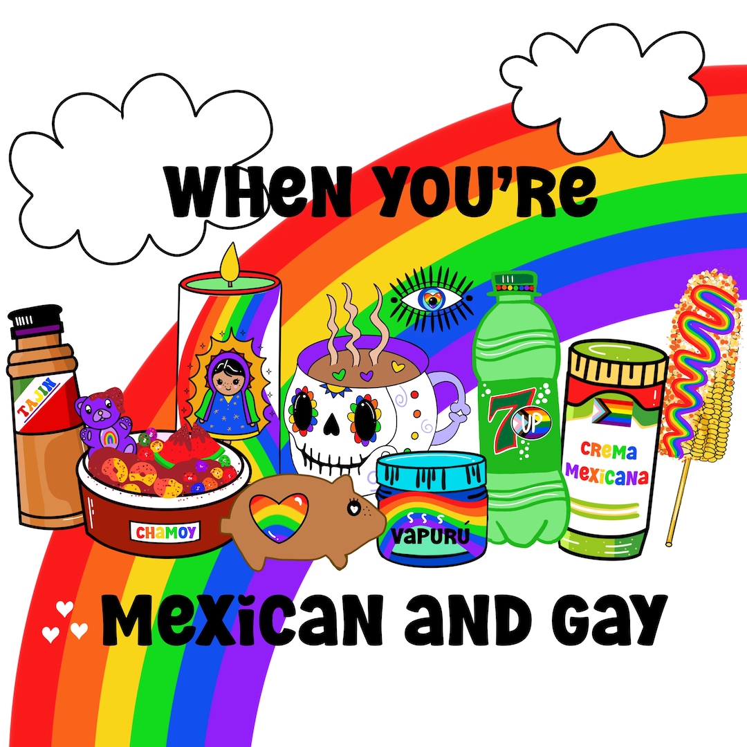 Pride, Orgullo,mexican Gay, PNG, Rainbow, Digital File, PNG, Lesbian ...