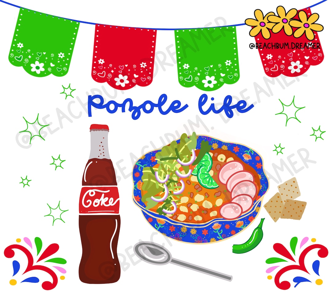 Pozole Life, PNG, Digital Design, Mexican Png, Pozole, Chile, Tshirt ...