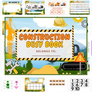 Editable Bundle Busy Book - Etsy