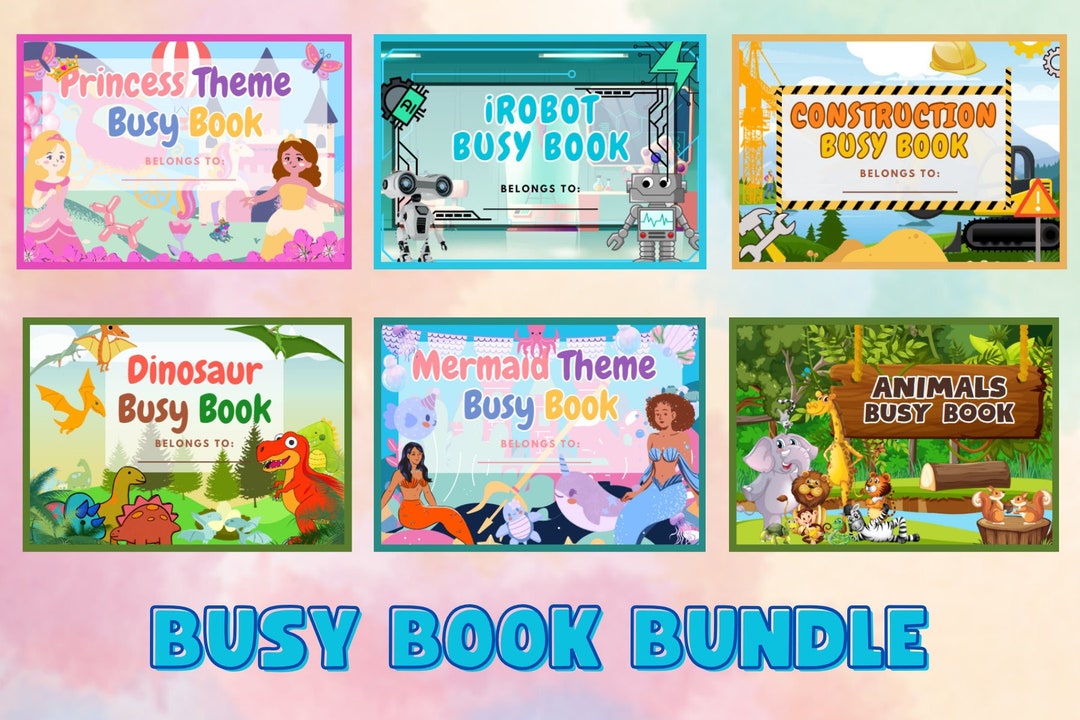 Editable Bundle Busy Book - Etsy