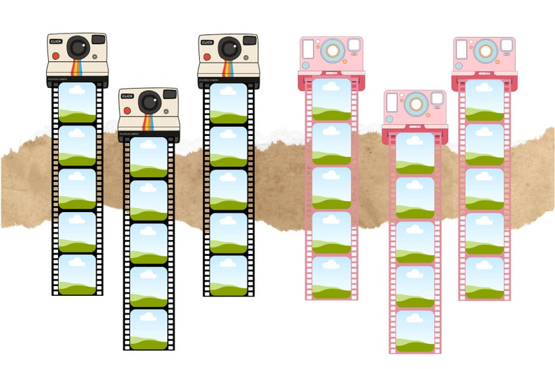 Polaroid Film Templates - Etsy