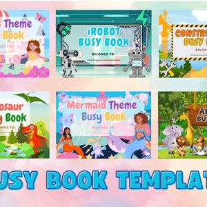 Editable Bundle Busy Book - Etsy